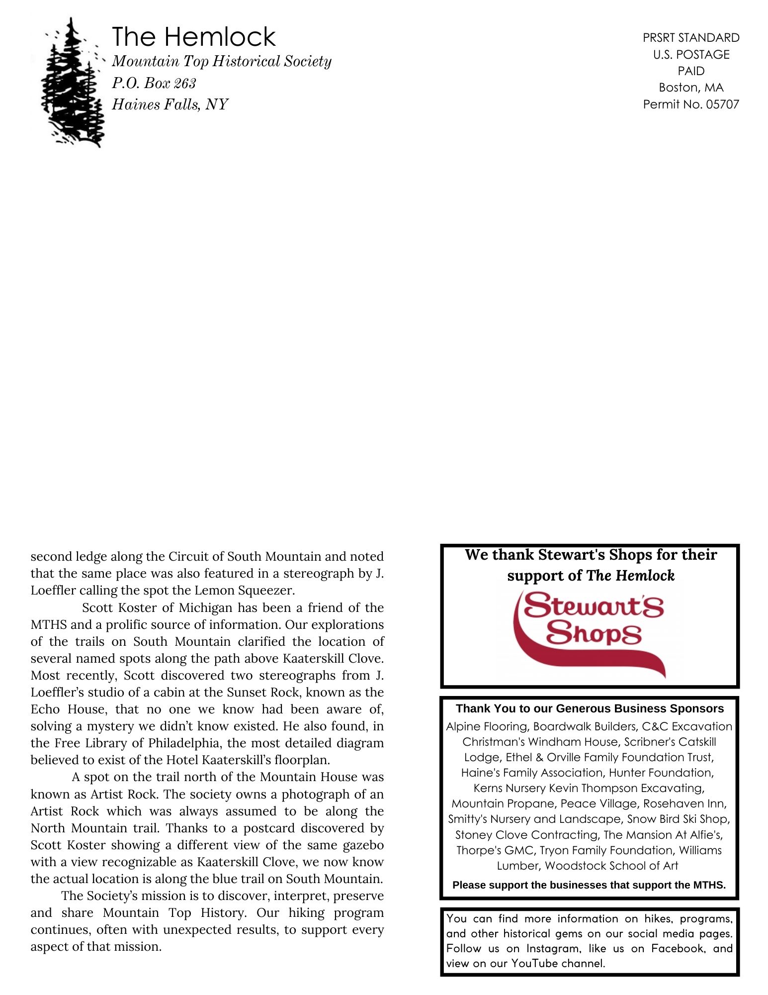 The Hemlock – MTHS