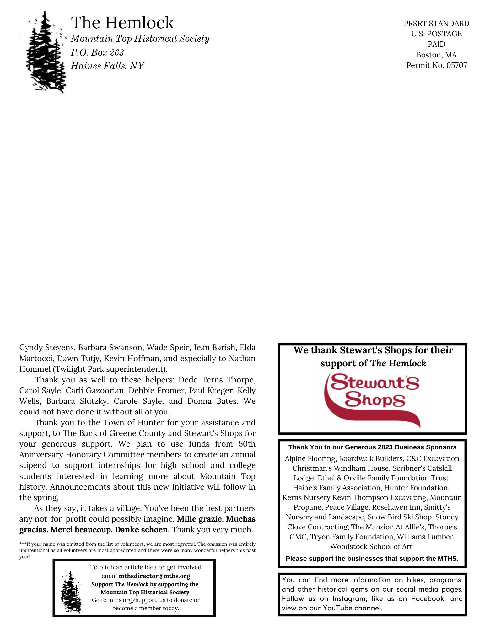 The Hemlock – MTHS